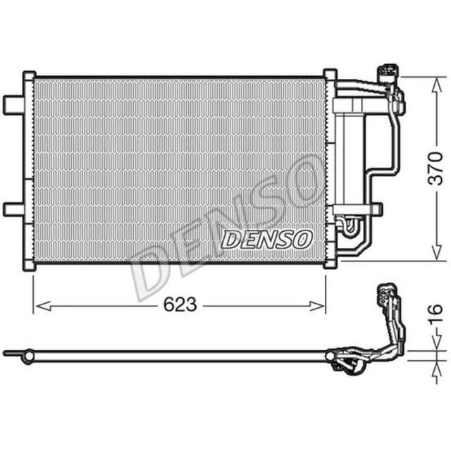 DENSO CONDENSATEUR CLIMATISATION Climatiseur Avec Sèche-linge pour ...