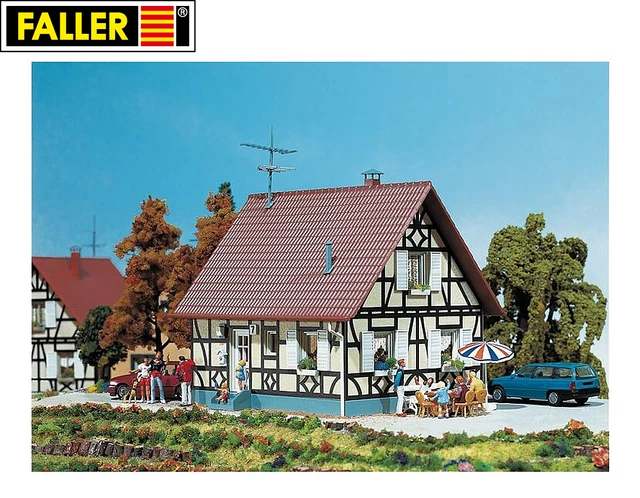 FALLER H0 130221 Einfamilienhaus mit Fachwerk - NEU + OVP EUR 20,79 ...
