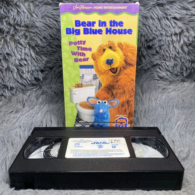 BEAR IN THE Big Blue House Potty Time with Bear VHS Tape 1999 Video ...
