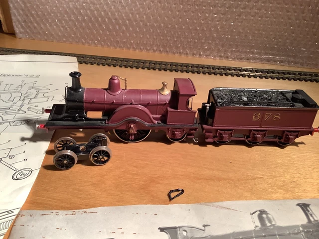 KEYSER OO GAUGE Johnson Spinner 4-2-2 Locomotive White Metal Kit £51.00 ...