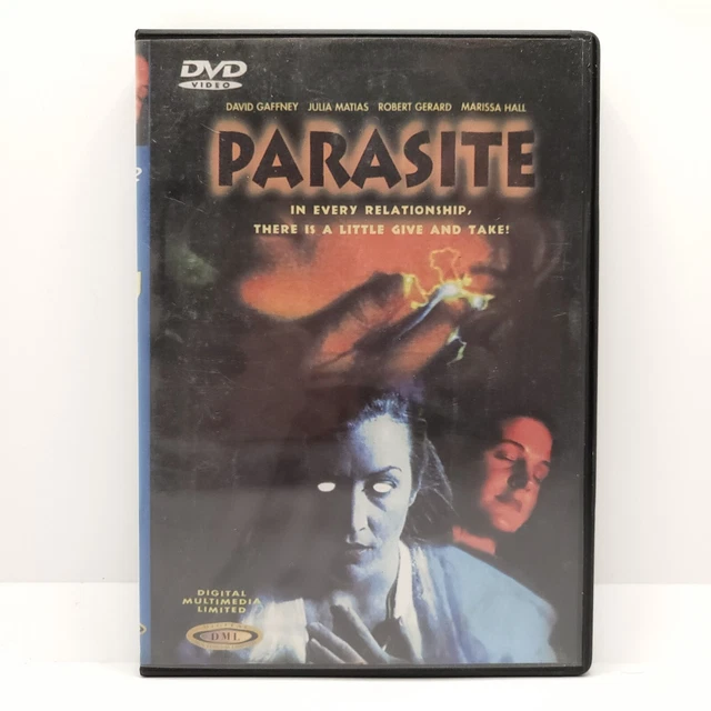 THE PARASITE DVD Horror 1999 David Gaffney Julia Matias Robert Gerard B ...