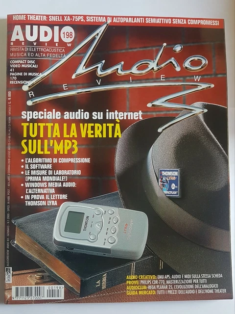 AUDIOREVIEW RIVISTA ELETTROACUSTICA/MUSICA N°198-200-201-202-203-204 ...