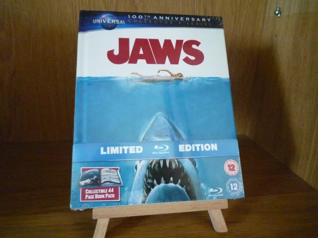 JAWS [UNIVERSAL 100TH Anniversary] (1975) Limited Edition Blu Ray ...