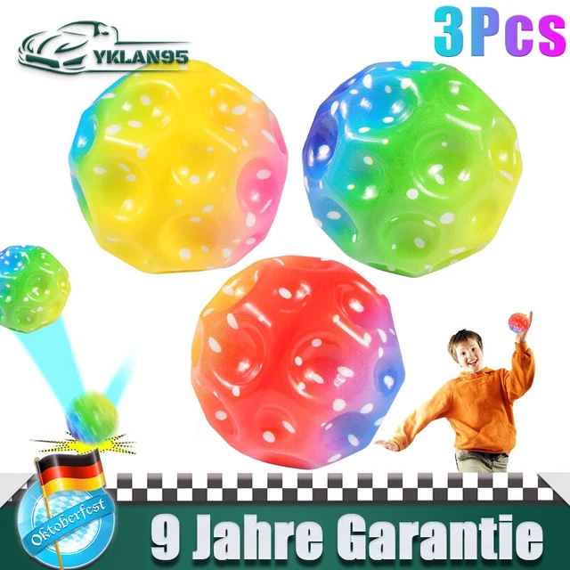 3PCS ASTRO JUMP Ball Gradient Rainbow Bouncing Springball Sprungball ...