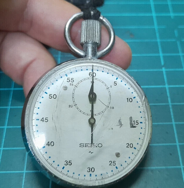 RARE VINTAGE (MAY 1976) Seiko 88-5011 Japan Hand-Winding Stopwatch ...