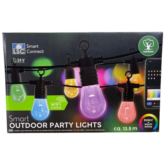 SC SMART CONNECT Outdoor Party Lights Garden Lights Patio Light £39.67 ...