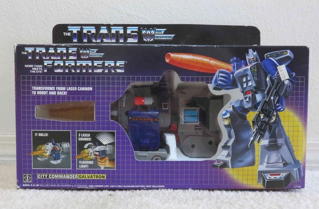 HASBRO TRANSFORMERS G1 Decepticon City Commander Galvatron w/Box 1986 £ ...