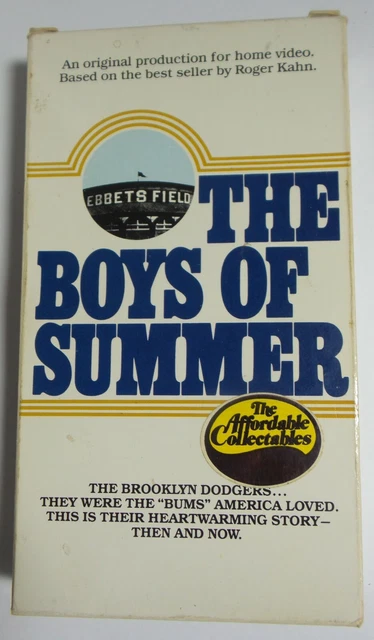 THE BOYS OF Summer VHS Documentary about the 1947-1957 Brooklyn Dodgers ...