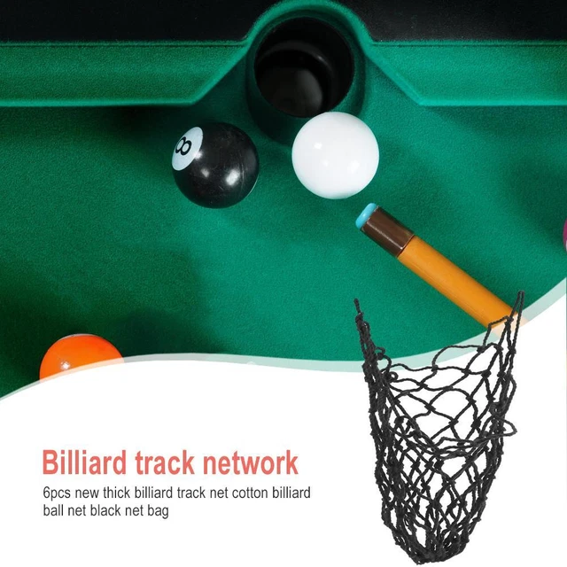 6 PCS BILLIARDS Net Pocket Billiards Table Pocket Heavy Duty Billiard ...