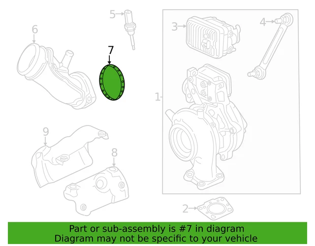 2017-2025 GENUINE GM Turbo Air Inlet Adapter Seal, New Oem Part, P/N ...