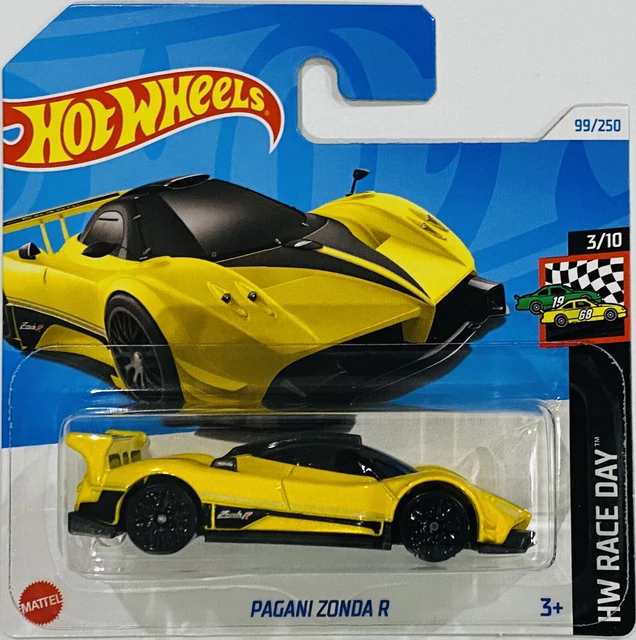 HOT WHEELS PAGANI Zonda R Yellow 2024 J Case short Card $16.88 ...