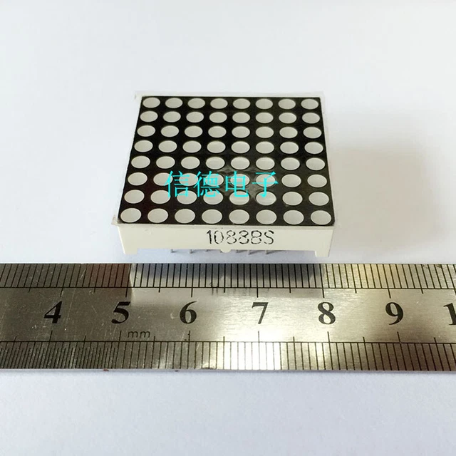 5PCS 3MM 8*8 LED dot matrix display module / 8X8 dot matrix module ...