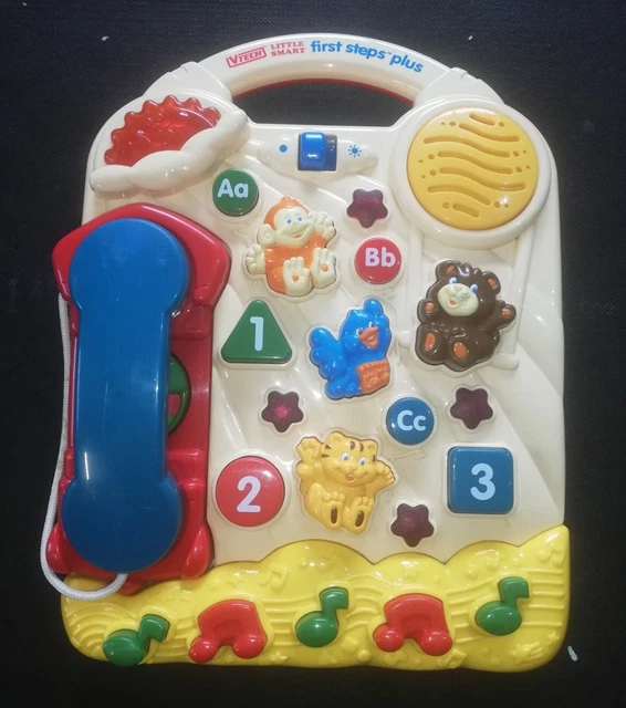 VINTAGE VTECH LITTLE Smart First Steps Plus Children Toy Kids Baby ...