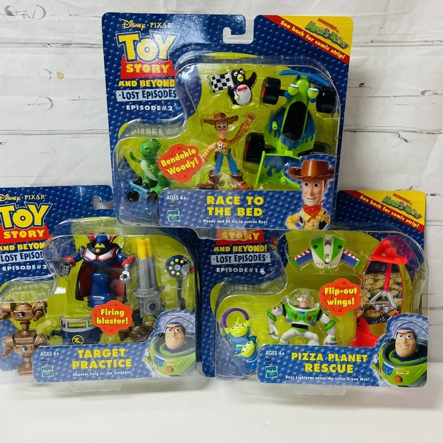 TOY STORY AND Beyond Race To Bed Target Practice Pizza Planet Rescue ...