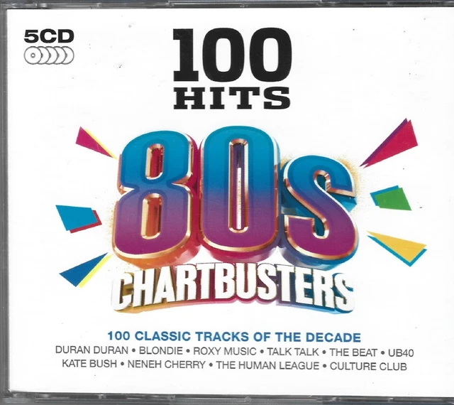 100 HITS ~ 80's CHARTBUSTERS - 5 DISC CHART MUSIC CD's EUR 5,70 ...