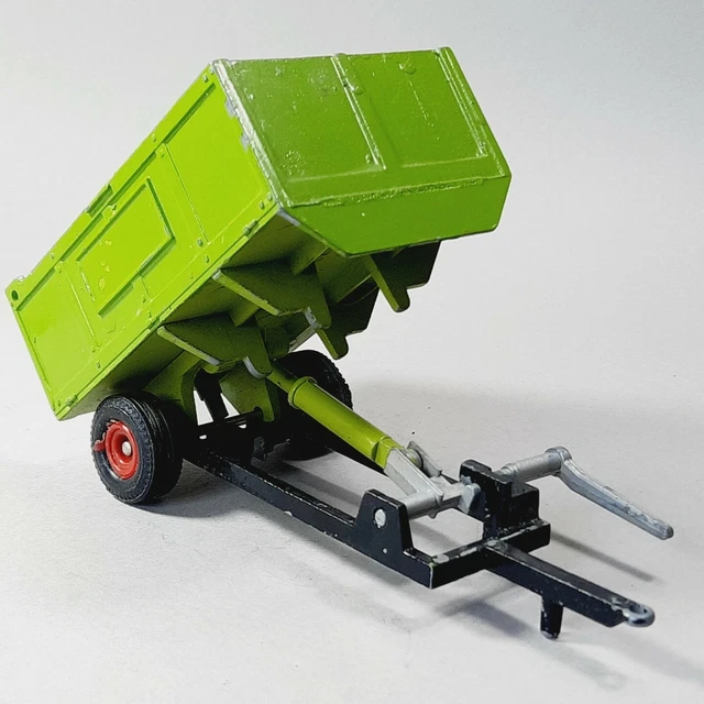 VINTAGE BRITAINS FARM Tractor Trailer Hydraulic Lever Tipping Trailer ...
