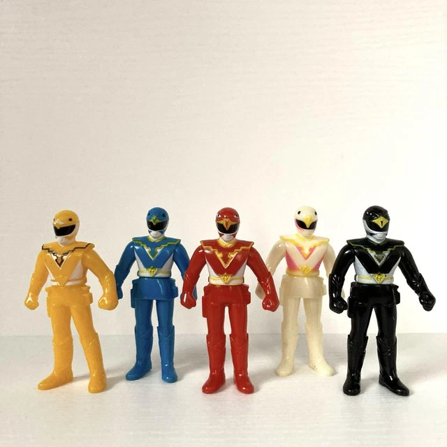 POWER RANGERS CHOJIN Sentai Jetman soft vinyl 5set Bundle Bulk Japan ...