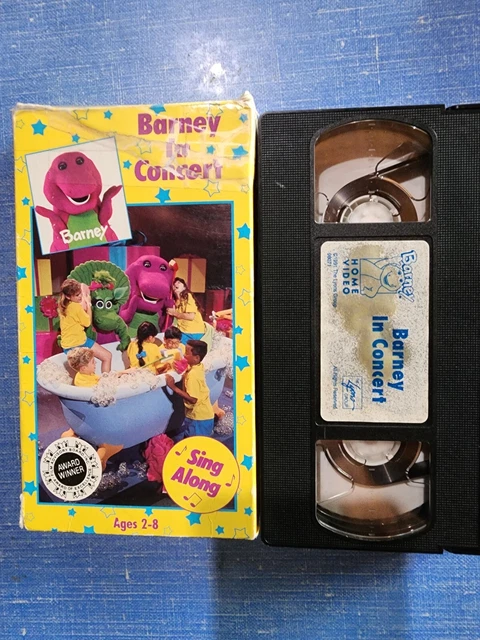 BARNEY IN CONCERT VHS 1992 Black Tape £5.78 - PicClick UK