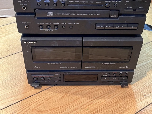 VINTAGE SONY MINI Hifi component system MHC-1600 £18.00 - PicClick UK