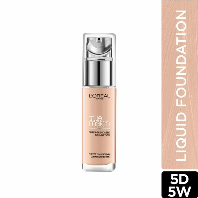 L'OREAL PARIS SUPER Blendable Liquid Foundation True Match, Golden Sand ...