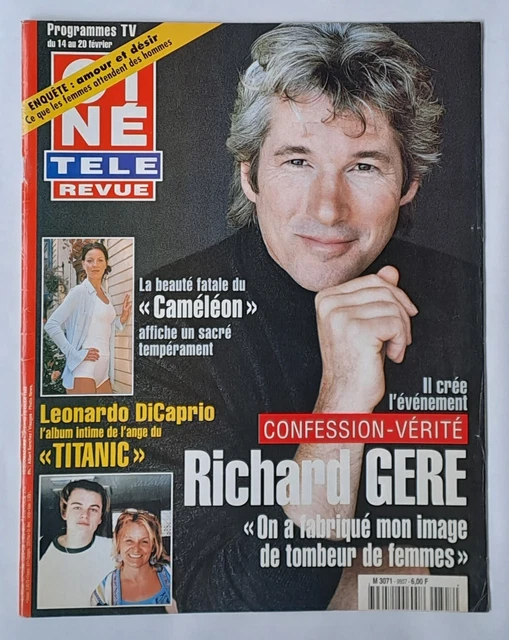 CINE-TELE REVUE N°7 12/02/98 RICHARD GERE Pierre ARDITI Leonardo ...