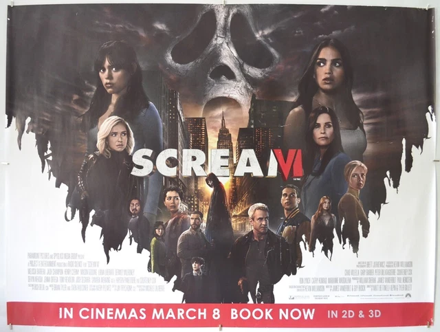 SCREAM VI (2023) Original Cinema Quad Movie Poster - Courteney Cox ...