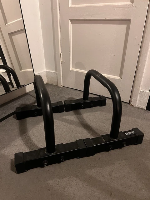 GRAVITY FITNESS PARALLETTES Calisthenics Gymnastics Bodyweight Training ...
