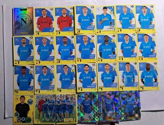CALCIATORI PANINI INTER Squadra Completa 2024 2025 25 27 Figurine + 1 EUR 16,50 - PicClick IT