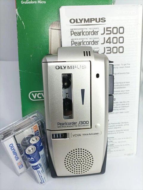 OLYMPUS J300 PEARLCORDER MicroCassette Voice Recorder Dictaphone Dictation Micro £99.99 ...