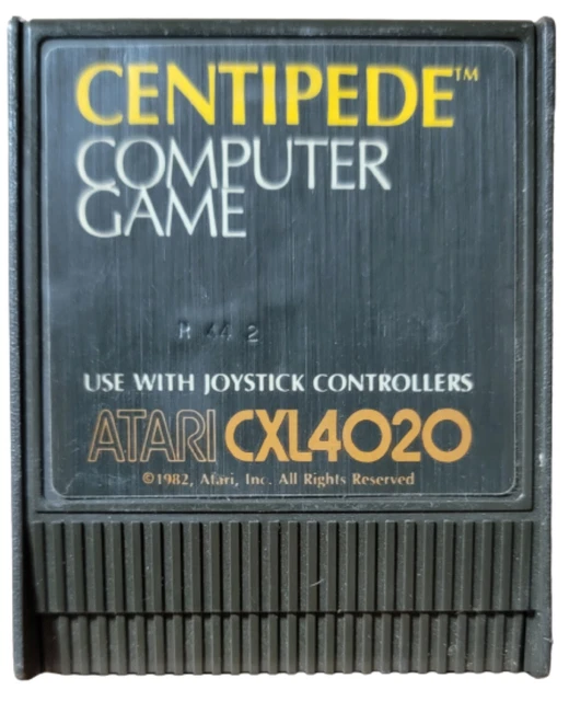 CENTIPEDE GAME CARTRIDGE CXL4020 Atari 400 800 XE 1982 - Tested / Works ...