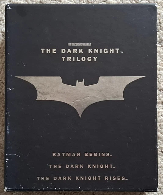 THE DARK KNIGHT Trilogy Blu-Ray Limited Edition Boxset + Book Christopher Nolan £4.99 - PicClick UK