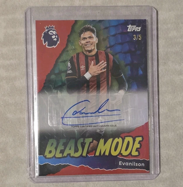 TOPPS PREMIER LEAGUE 2026 AFC Bournemouth Beast Mode Autograph ...