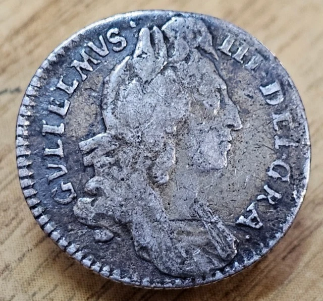 1696 WILLIAM III Silver Sixpence £23.00 - PicClick UK
