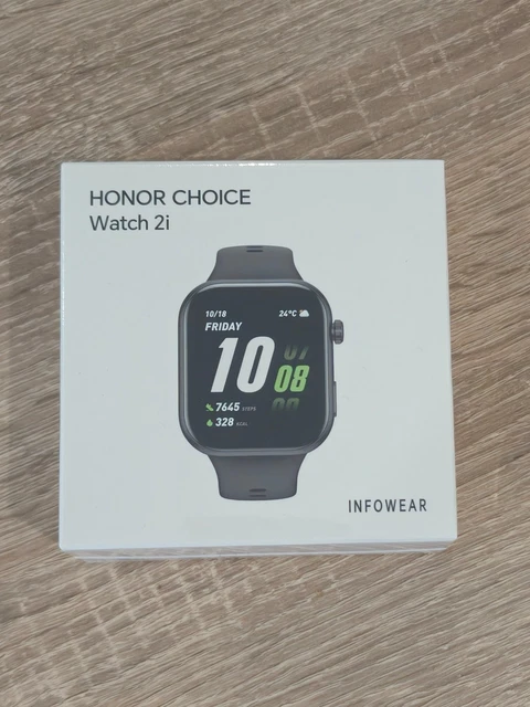 HONOR CHOICE WATCH 2i Black Infowear Smart Watch Bluetooth Android/iOS ...