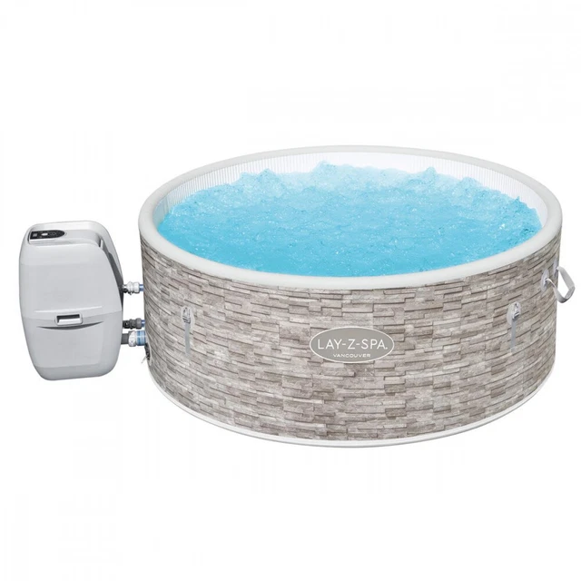 BESTWAY INFLATABLE LAY-Z SPA Wi-Fi Jacuzzi Vancouver AirJet Plus, 155 x ...