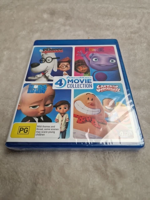DREAMWORKS 4 ANIMATED Movie Collection - Blu-ray NEW SEALED $10.54 ...