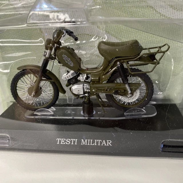 MOBYLETTE TESTI MILITAR Vert 1/18 Métal Leo Models Miniature Collection ...
