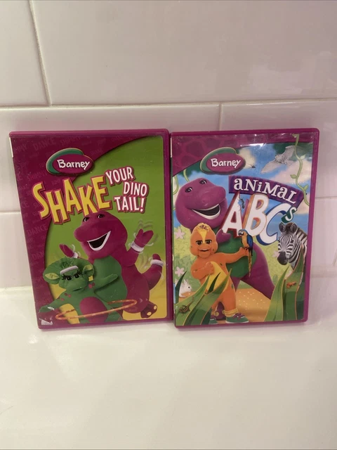 BARNEY DVD LOT Animal ABC’s Shake Your Tale £14.13 - PicClick UK