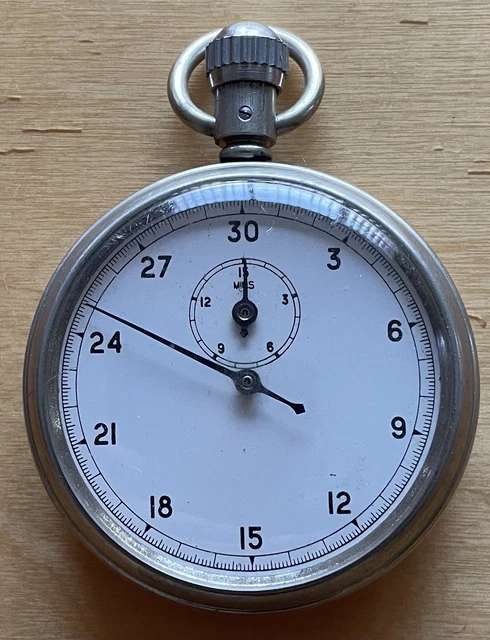 WWII RAF MILITARY Marked Stop Watch Winding And Working c1945 £65.00 ...