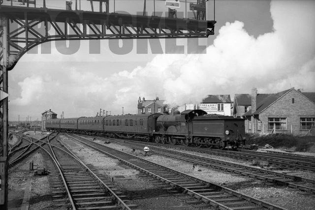 LARGER NEGATIVE BR British Railways Steam Loco 31780 Class L Tonbridge ...