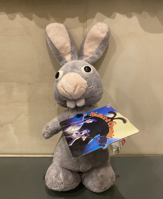 WALLACE & GROMIT Curse Of The Were Rabbit Small Shaking Rabbit Soft Toy ...