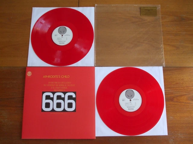 RARE 2LP APHRODITES Child 666 Audiophile Red Vinyl Limited To 2000 ...