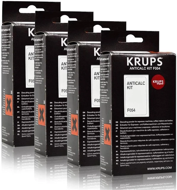 4X KRUPS - Original Kit Anticalcaire détartrant Sachets pour Machine à ...