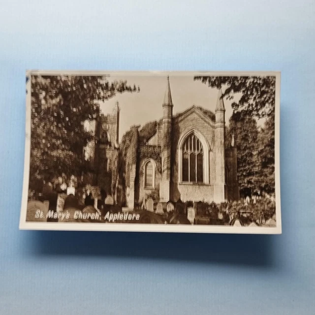 APPLEDORE POSTCARD DEVON 1950 Real Photo St Mary's Church $15.98 ...