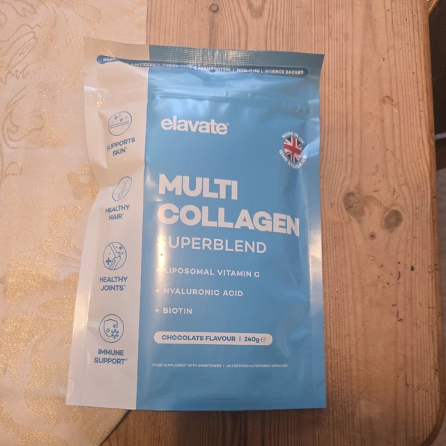 ELEVATE MULTI COLLAGEN Superblend Chocolate Supplement 240g £10.79 ...