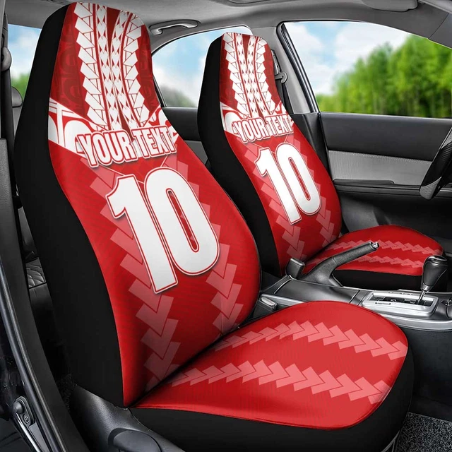 SAMOA TAPA CAR Seat Cover Siapo Mix Tatau Patterns - White Lt7 $59.88 ...