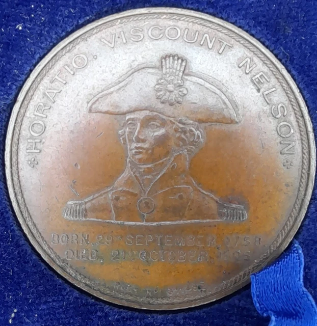 1897 HMS &FOUDROYANT& Lord Nelson's "Flagship" Commemorative Medal ...
