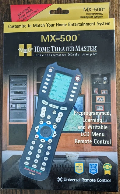 =NEW= URC HOME Theater Master MX-500 GS2 Learning Remote Control $80.00 ...