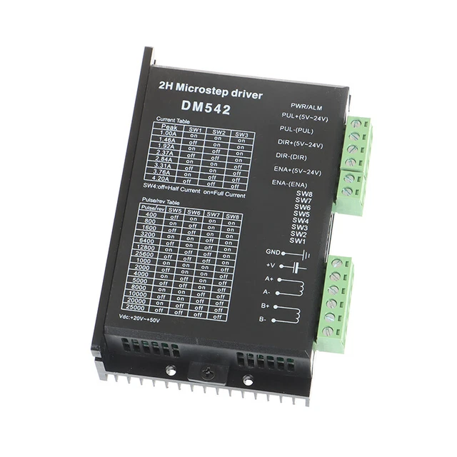DM542 STEPPER MOTOR Controller 2-phase Digital Stepper Motor Driver J0 ...
