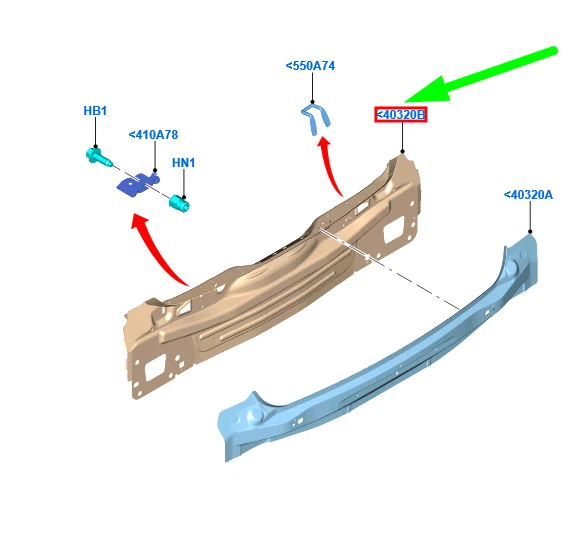 FORD FOCUS MK4 C519 Rear Lower Back Panel Assy 2279495 NEW GENUINE £309 ...